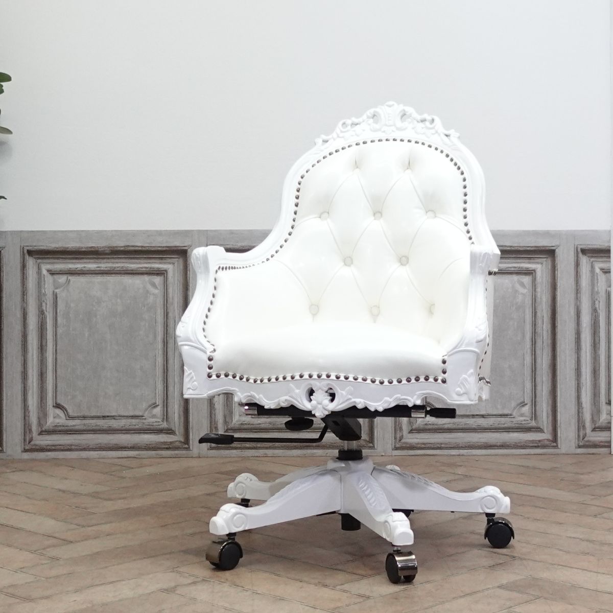 オフィスチェア･アンティークテイスト 6093-N-OF-18P65B 新着アンティークテイスト 【公式】クラシックデモダン アンティーク家具・アンティークテイスト 専門店