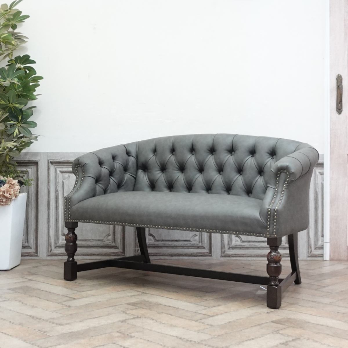 2人掛けソファ･アンティークテイスト 9003-2-5P102B 新着アンティークテイスト 【公式】クラシックデモダン アンティーク家具 ...